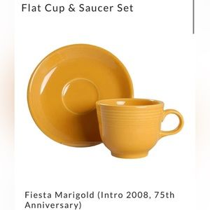 Fiesta | Kitchen | Fiesta Marigold 5 Piece Place Setting Vintage 75th ...